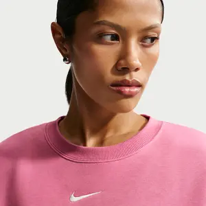 Nike Sportswear Phoenix Fleece Crew-neck Sweatshirt - Pink