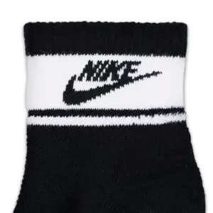 Nike Everyday Elevated Ankle Socks 3 Pairs - Black