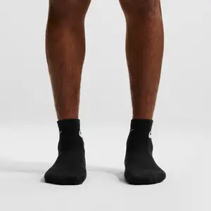 Nike Everyday Elevated Ankle Socks - Black