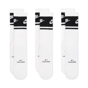 Nike Everyday Elevated Crew Socks 3 Pairs - White