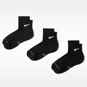 Nike Everyday Elevated Ankle Socks - Black