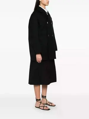 Sofie D'hoore Double-breasted Notch-lapel Coat