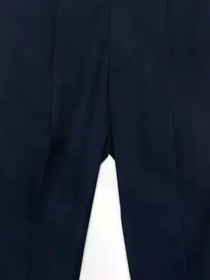 MICHAEL COAL Mc Frederick Pleated Turn-up Trousers