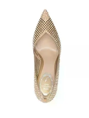 Rene Caovilla Swarovski-embellished Pointed-toe Pumps