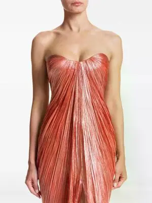 MARIA LUCIA HOHAN Victoria Ruched Maxi Dress