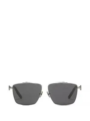 Dolce & Gabbana Metal Plaque Sunglasses - Silver