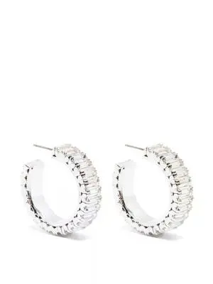 Magda Butrym Baguette Half-hoop Earrings - Silver
