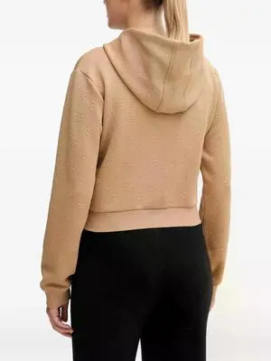 Guess Embossed Zip-up Hoodie