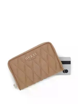 Guess Quilted Logo-plaque Wallet