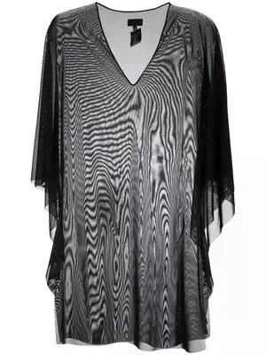 FISICO Sheer V-neck Tunic
