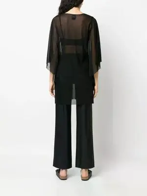 FISICO Sheer V-neck Tunic