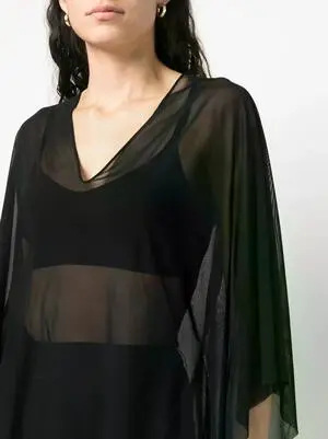 FISICO Sheer V-neck Tunic