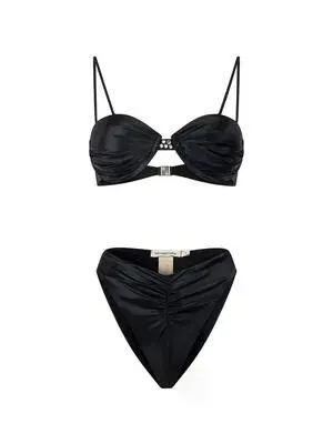 PARAMIDONNA Crystal-embellished Bikini - Black