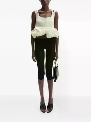 Magda Butrym Ruffled Peplum Blouse