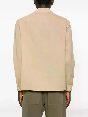 BAZISZT Palm-tree Embroidered Shirt