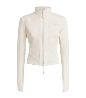 SKIMS Fleece Lounge Fitted Jacket