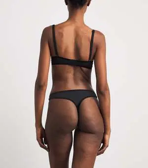 Wolford Bonded Tulle Thong