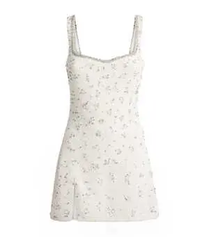 CLIO PEPPIATT Bridal Crystal Mini Dress