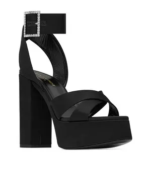 Saint Laurent Bianca 125 Platform Sandals
