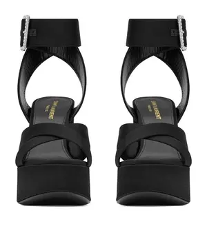 Saint Laurent Bianca 125 Platform Sandals