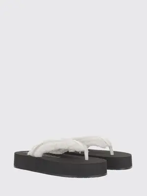 Balenciaga Embellished Stiletto Heel Mule Sandals With Applied Crystals - White