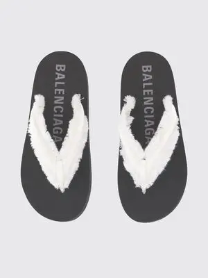 Balenciaga Embellished Stiletto Heel Mule Sandals With Applied Crystals - White