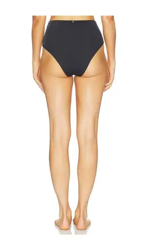 ANCORA Corfu High Waisted Bikini Bottom - Black