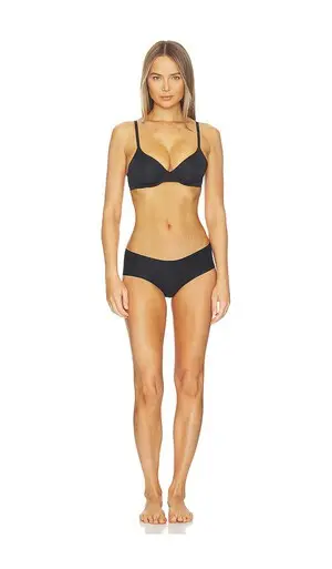 Commando Invisible Rib One Bottom - Black