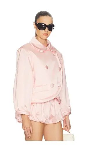 HELSA Sateen Puff Jacket - Shell Pink
