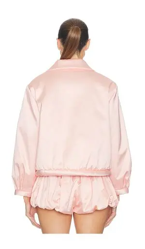 HELSA Sateen Puff Jacket - Shell Pink