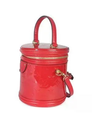 LOUIS VUITTON 2019 Monogram Vernis Cannes Bucket Bag - Red