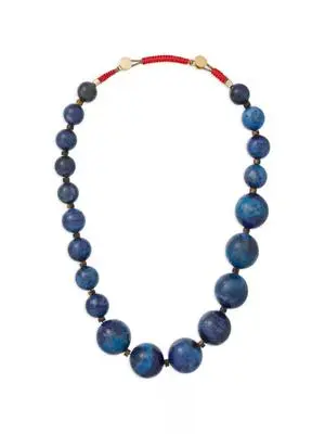 ROXANNE ASSOULIN Beaded Statement Necklace - Blue