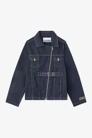 GANNI Denim Jacket - Navy