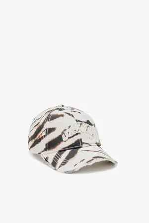GANNI Embroidered Logo Cap - White