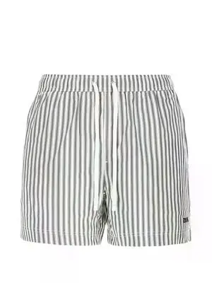 Zegna Striped Swim Shorts - Blue