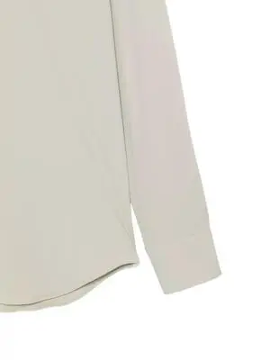 XACUS Spread-collar Long-sleeve Shirt - Neutrals