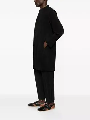 Issey Miyake Plissé-effect Coat