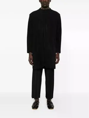 Issey Miyake Plissé-effect Coat