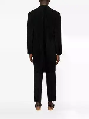 Issey Miyake Plissé-effect Coat