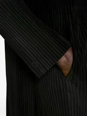Issey Miyake Plissé-effect Coat