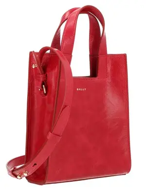 Bally Small Easy Tote Bag - Red