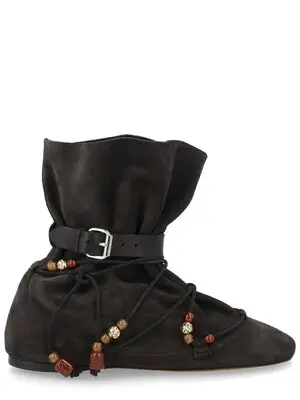 Women's Black Brown Boots