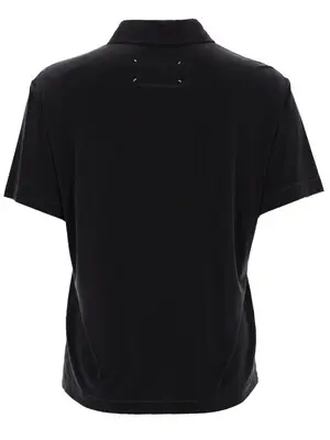 MAISON MARGIELA Polo In Cupro - Black
