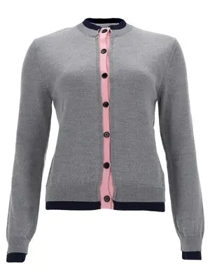MSGM Cardigan With Trim Detail