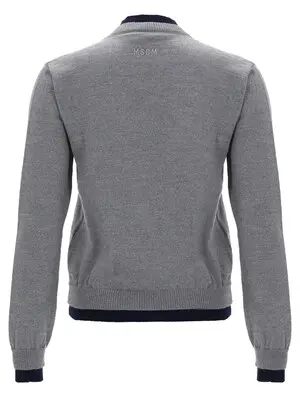 MSGM Cardigan With Trim Detail