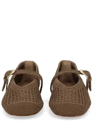 STUART WEITZMAN Ballerina "leora Mary Gane - Brown