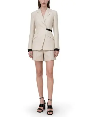 Max Mara Belted Blazer - Beige