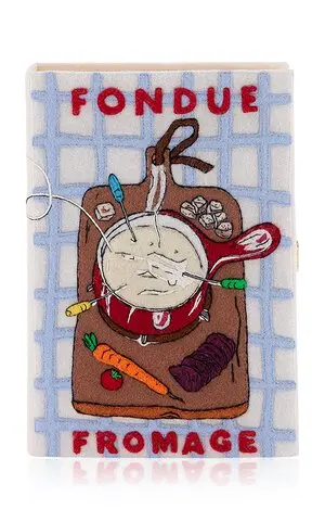 OLYMPIA LE-TAN Fondue Fromage Book Clutch - Multi