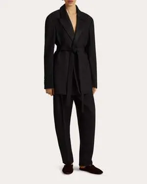 Marina Moscone Belted Outerwear For Women