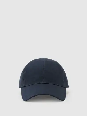 REISS Lucas Baseball Cap - Navy
